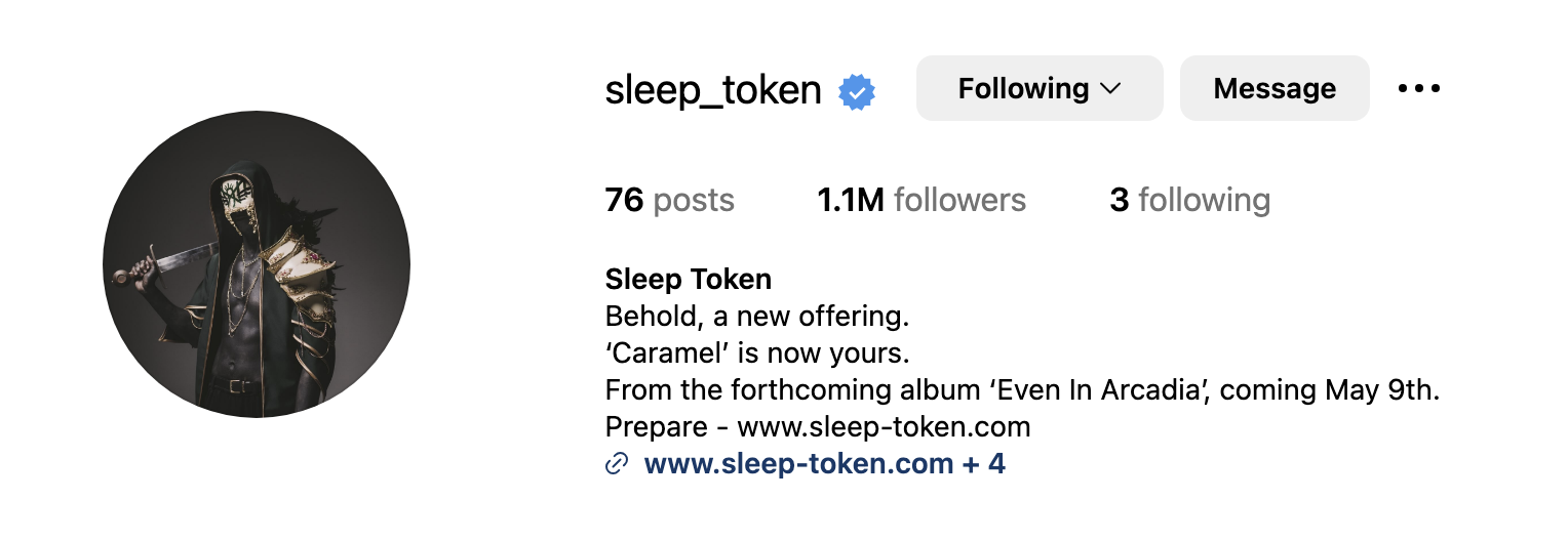 Sleep Token Unveil New Single “Damocles” Ahead of Upcoming Album ...